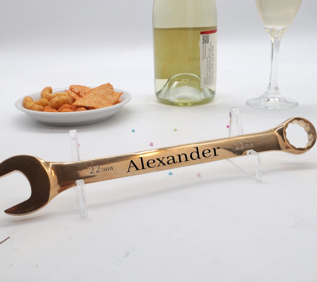 24-carat Gold Wrench | Personalized Award Wrench With Name ...