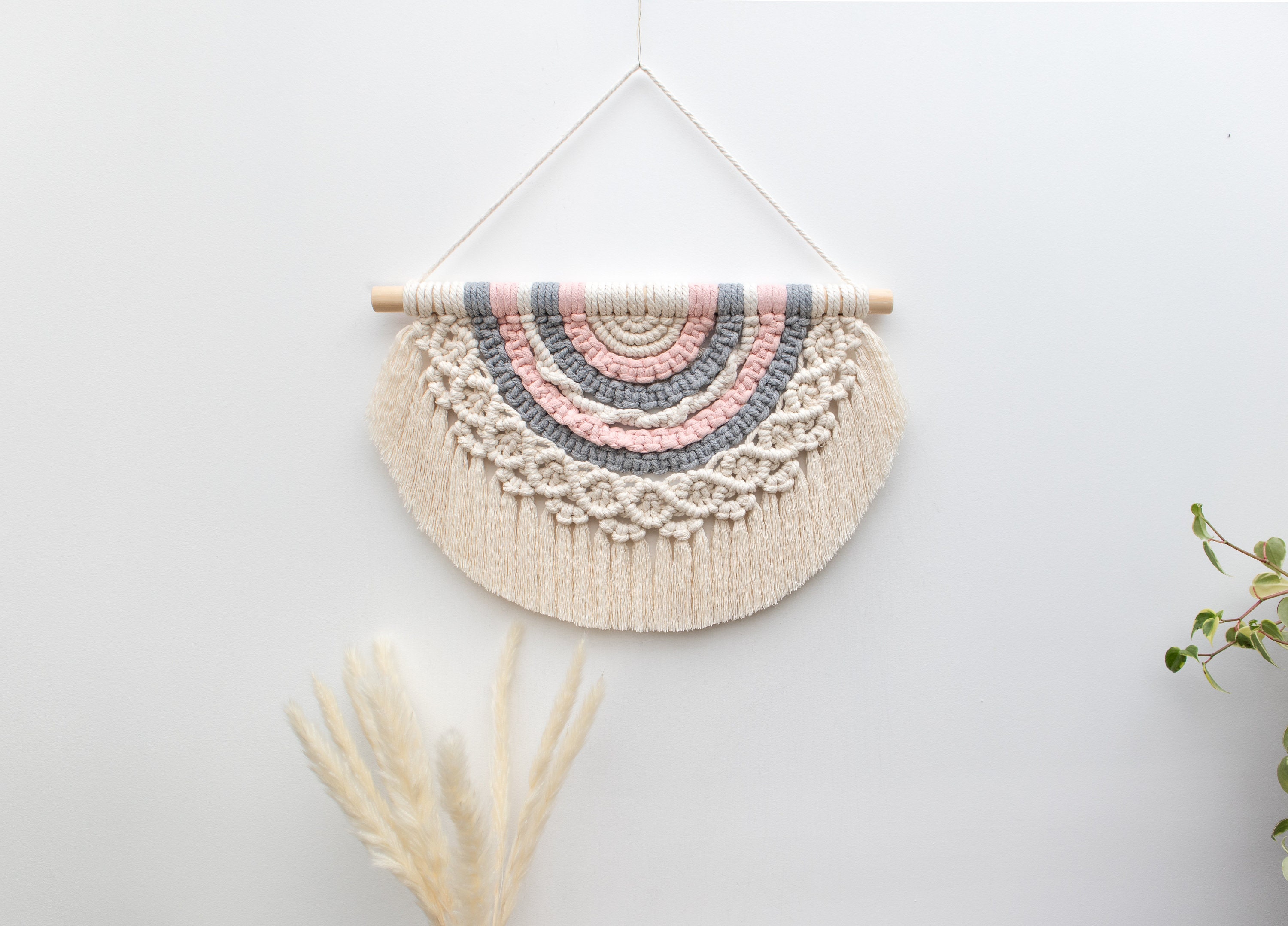 Macrame Wall Hanging, Wall Decor, Modern Macrame Wall Tapestry, Fibre Art, Textile Wall Hanging ...