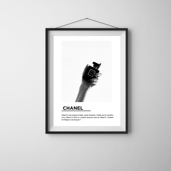 Chanel poster - Etsy France