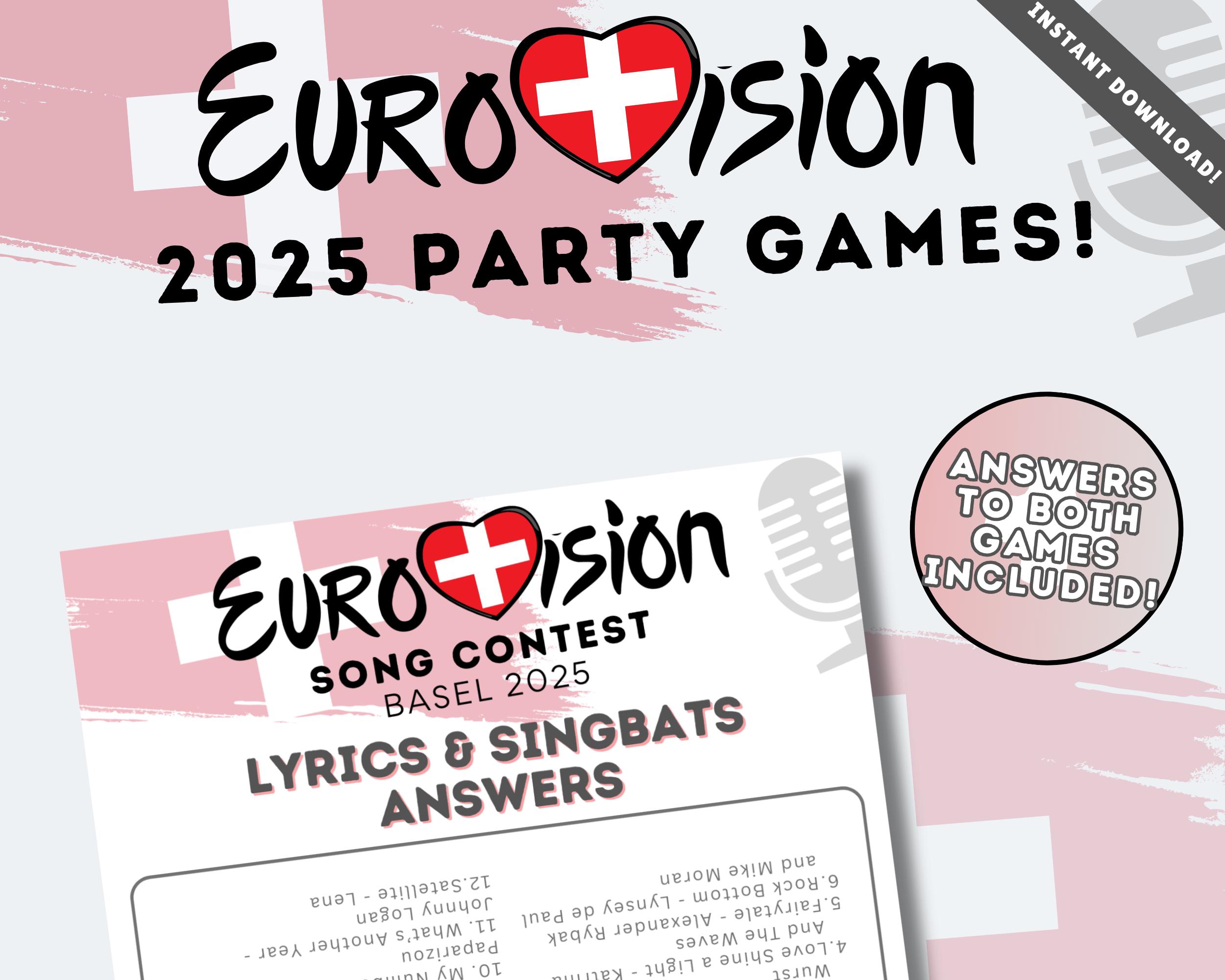 Eurovision 2025 Party Games | Eurovision Song Contest Basel | Guess the ...