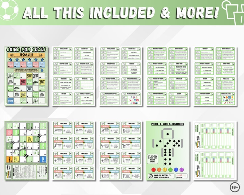 Football Drinking Party Games | Soccer 'shots & Ladders' | Stag Do ...
