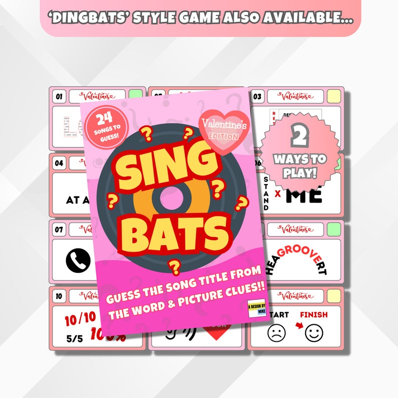 Valentine's Day Printable Emoji Quiz Party Game | 'it's Been Emoji-nal ...