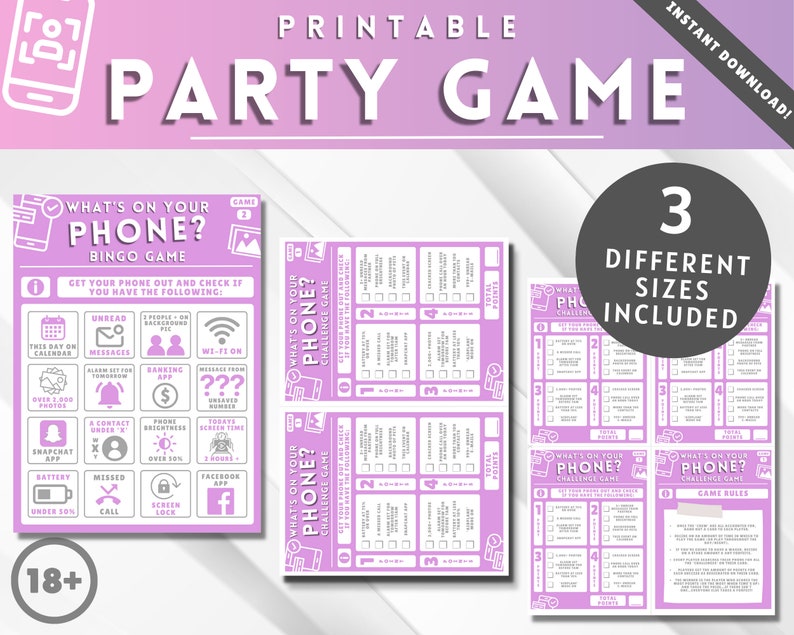 What's on Your Phone Party Game | Bachelorette, Girls Night Out ...
