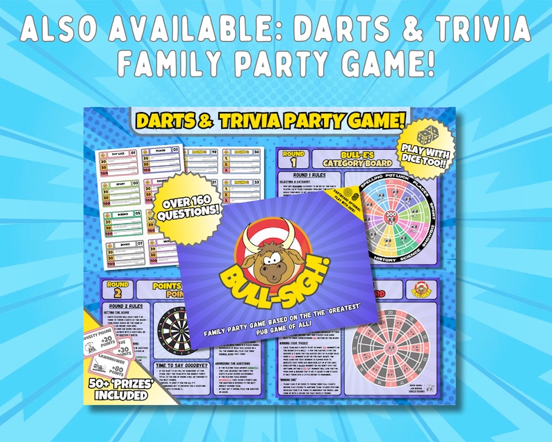 Printable 'scattergories' Game Party Word Games for Adults Kids ...