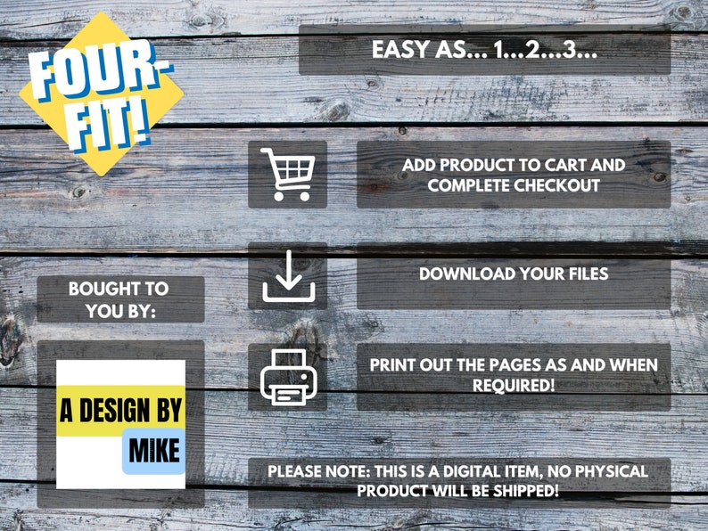 Printable Party Game Four-fit Vol.1 Family Friendly Quiz General ...