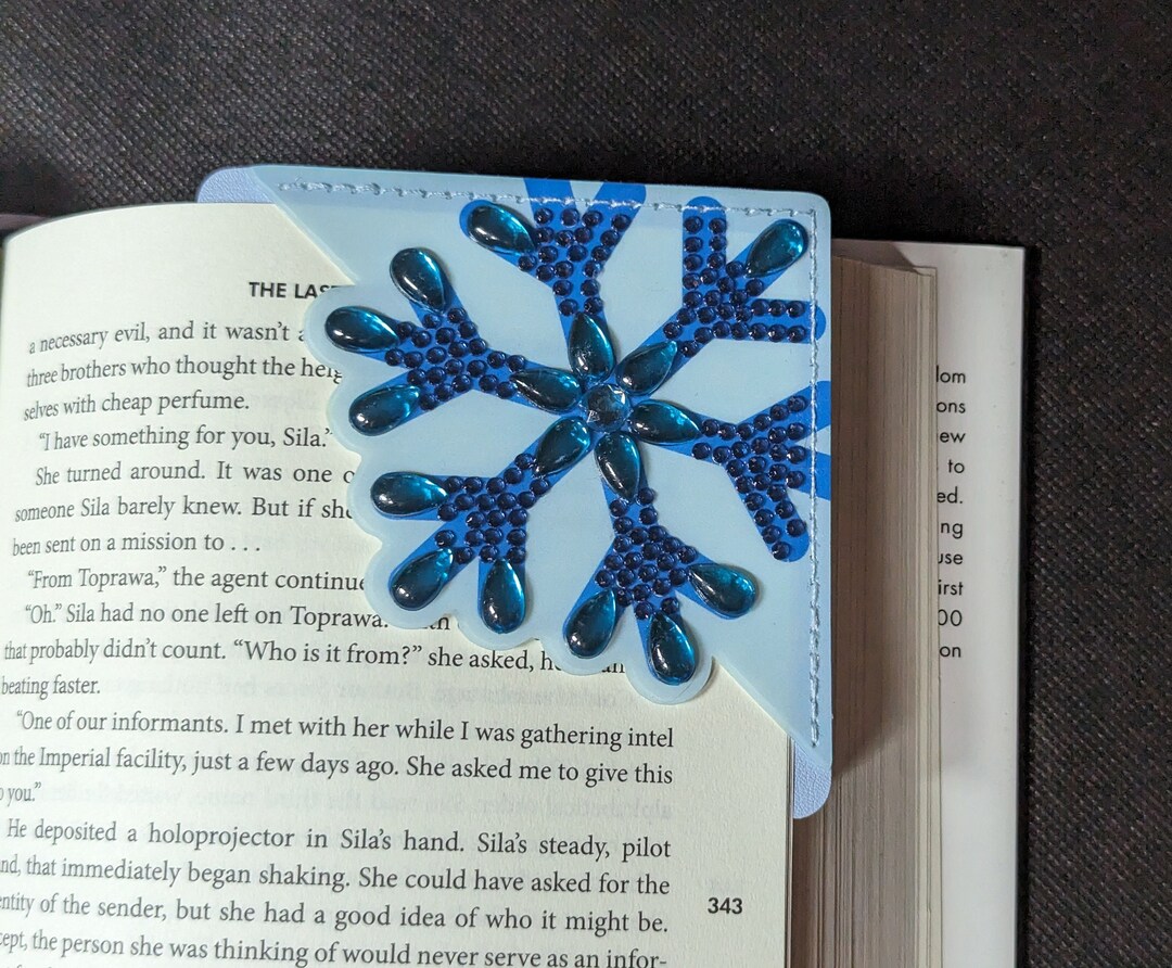 Snowflake Diamond Art Corner Bookmarks #7 - Etsy
