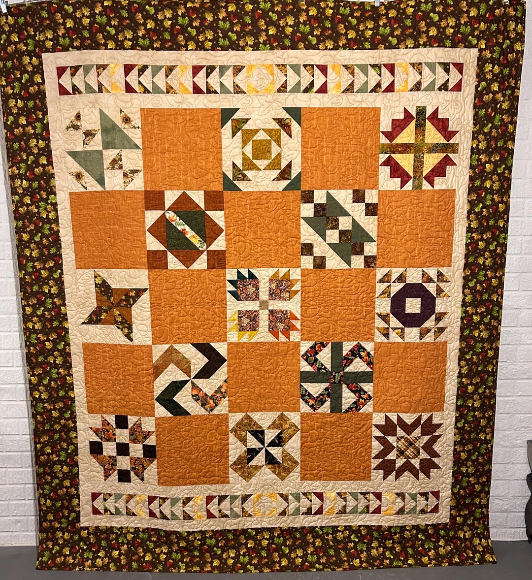 Autumn Sampler Quilt - Etsy