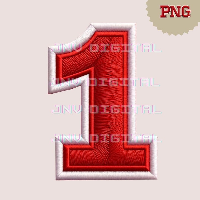 Varsity Embroidery Font PNG Pack - Instant Download Digital Alphabet ...