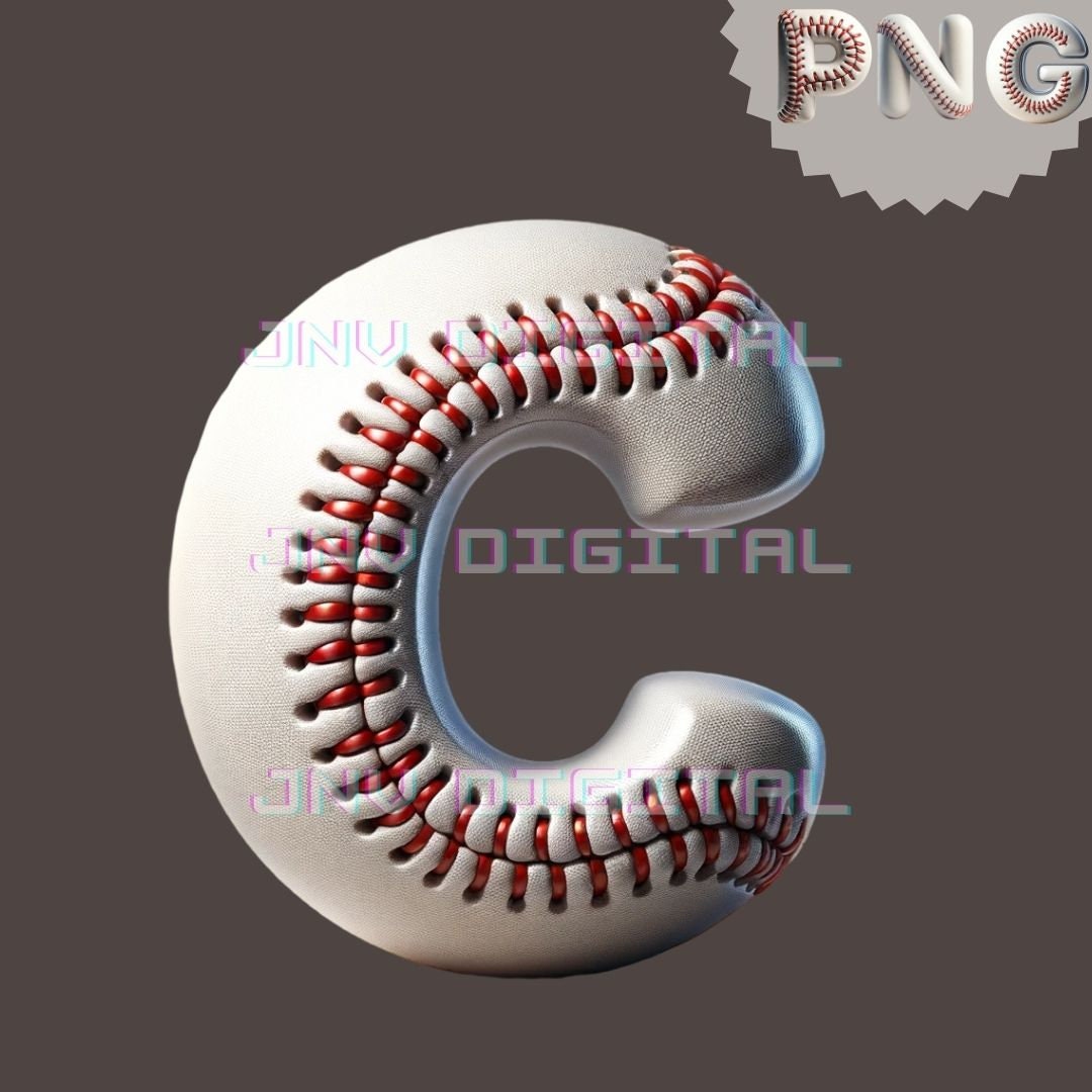 Baseball Font PNG: Sports Alphabet Clipart (digital Download) - Etsy