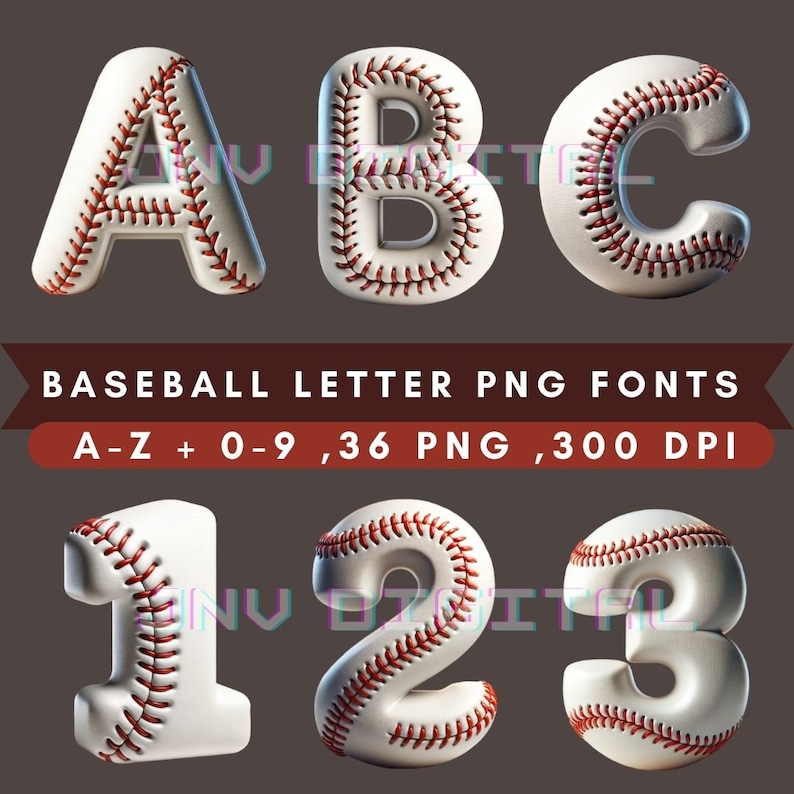 Baseball Font PNG - Sports Alphabet Letters Clipart for Team Logos ...