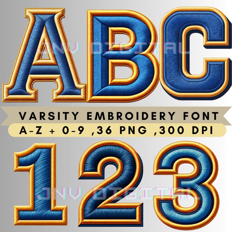 PNG VARSITY EMBROIDERY - Etsy