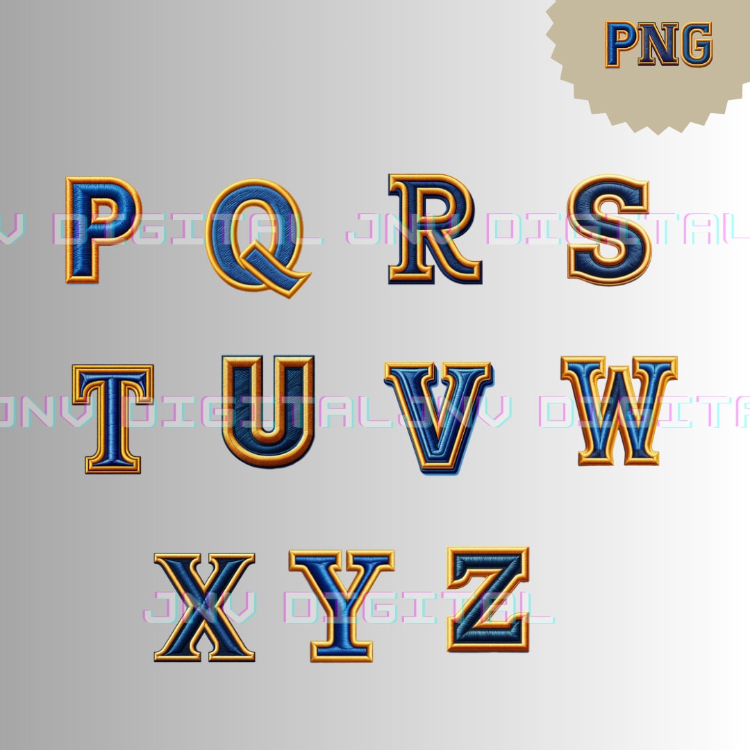 PNG VARSITY EMBROIDERY - Etsy