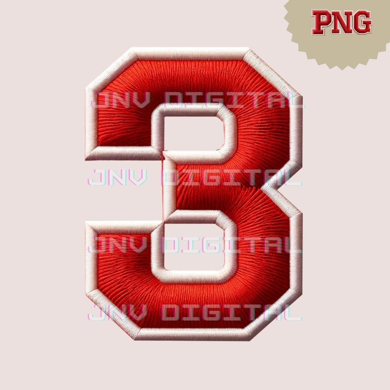 Varsity Embroidery Font PNG Pack - Instant Download Digital Alphabet ...