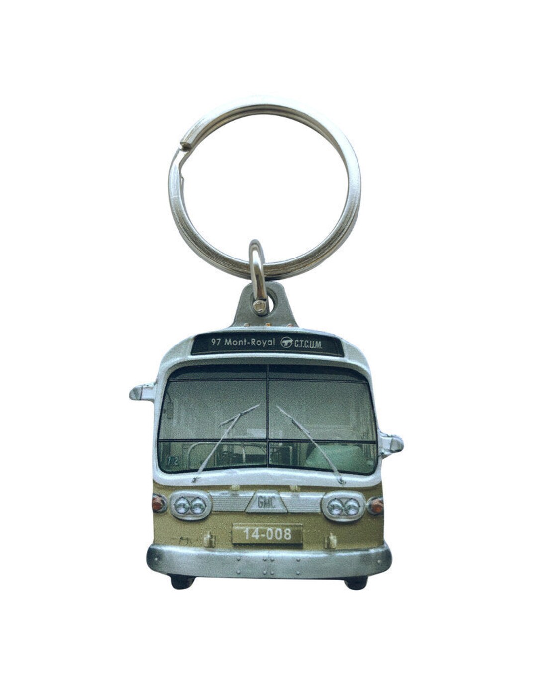 METAL KEYCHAIN New Look Vintage Bus Montreal Transit Lines - Etsy