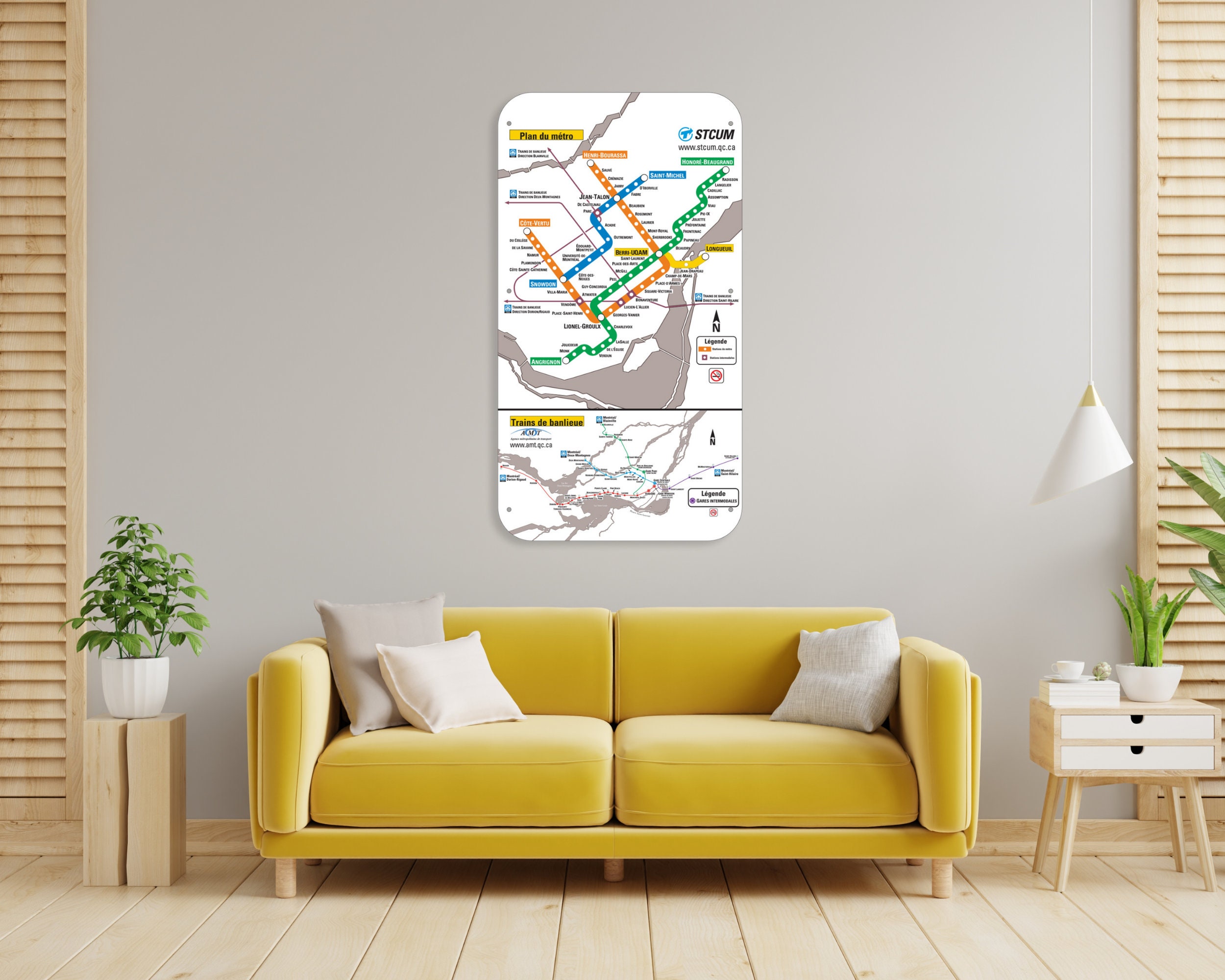 POSTER Montreal STM Metro Map Transit System 2001 Edition - Etsy