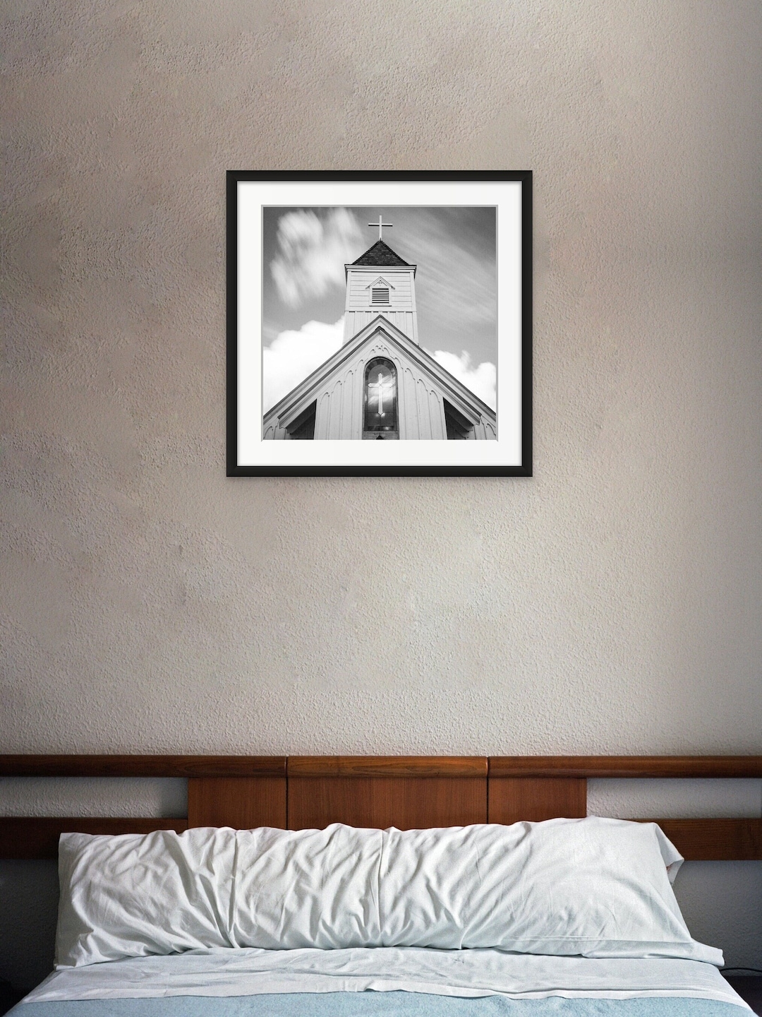 Black and White Church Photography, Church Photo Print, American Church ...