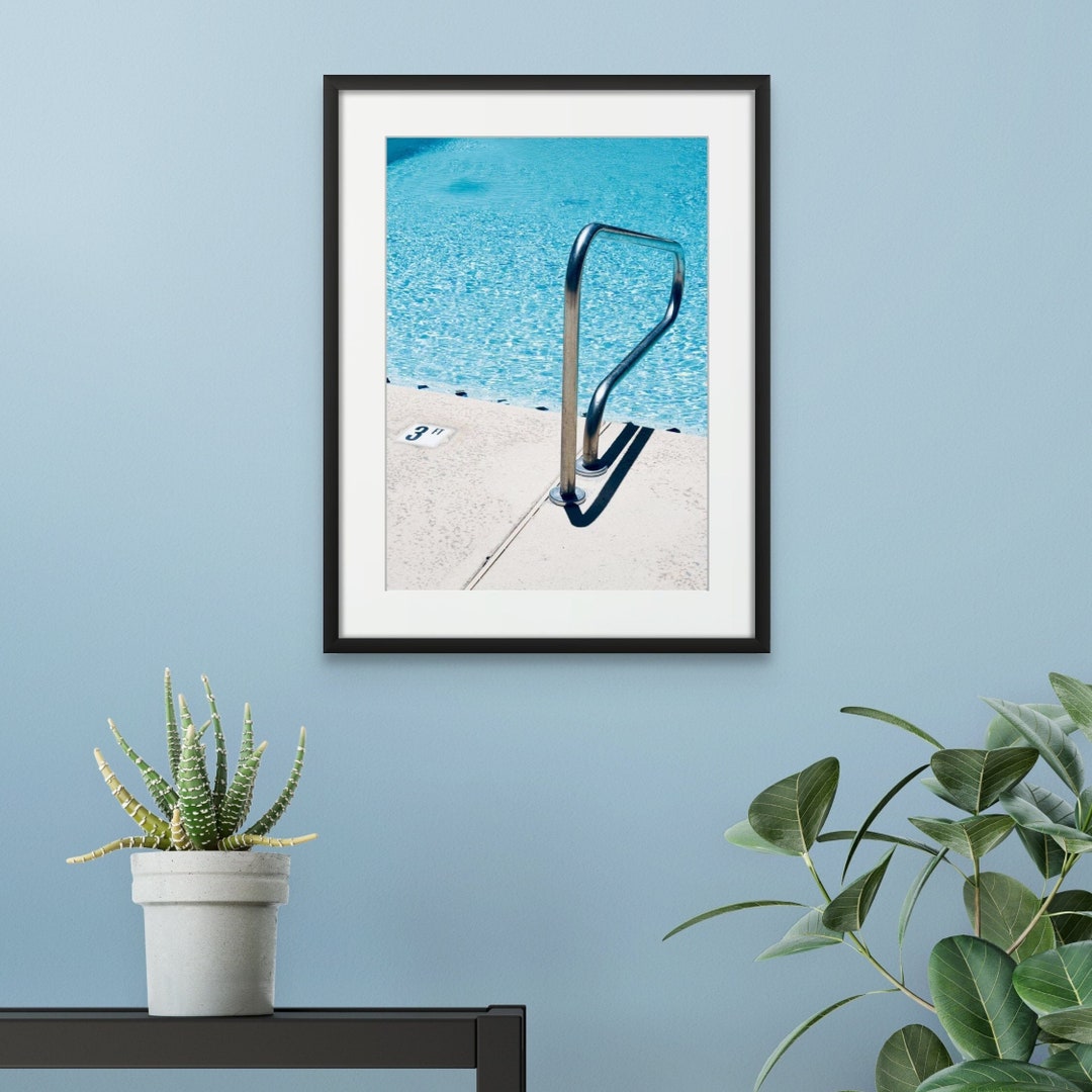 Poolside Photo Print, Pool Photography, Pool Print, Pool Wall Art ...