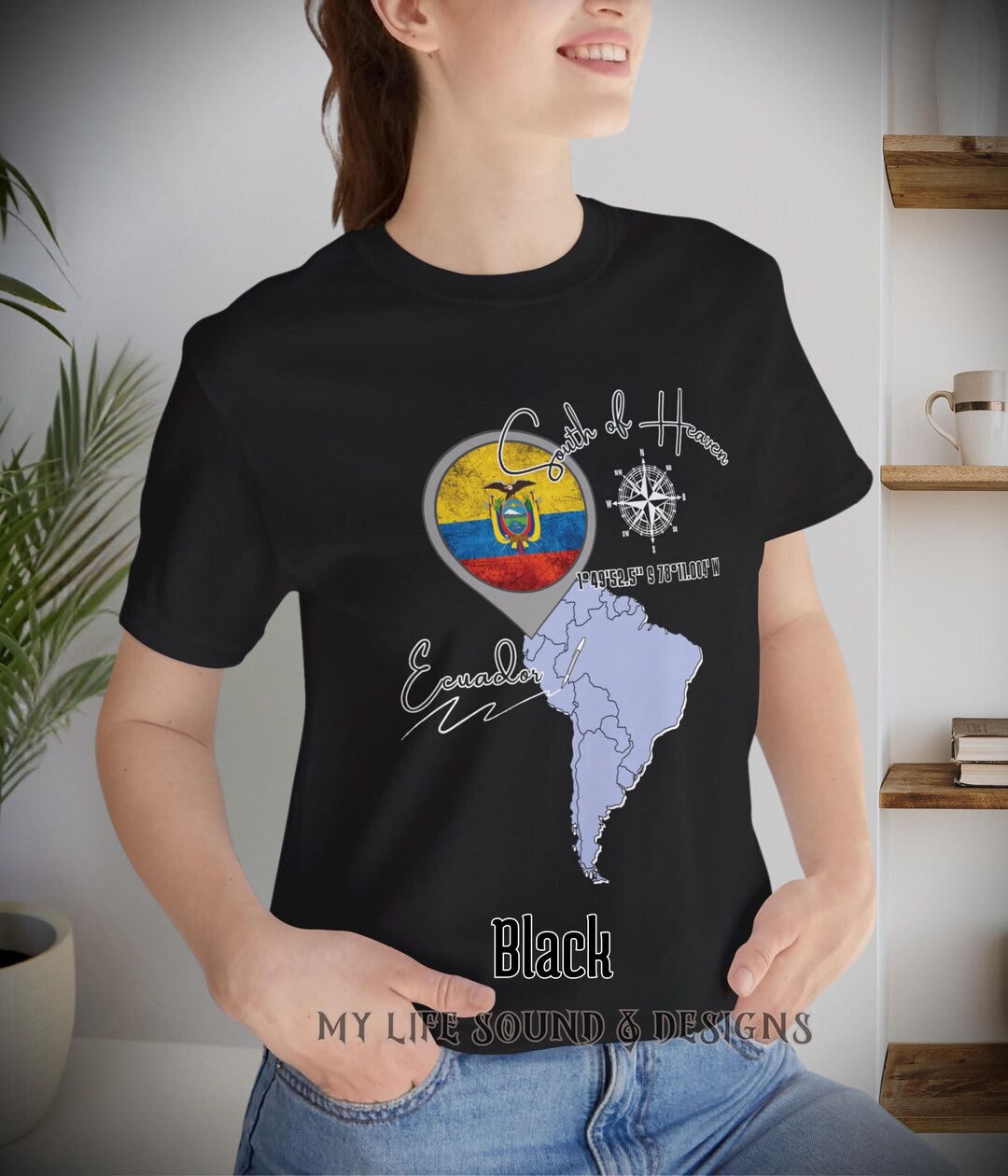 Ecuador Tshirt Ecuadorian Birthday Gift Girl Anniversary Decoration ...