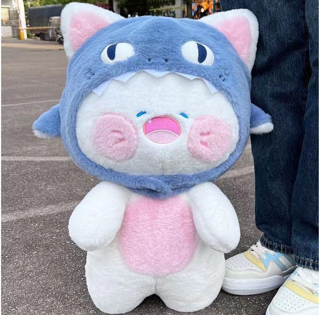 Cute and Creative Shark Teddy Bear Cat Cute Shark Shaped - Etsy
