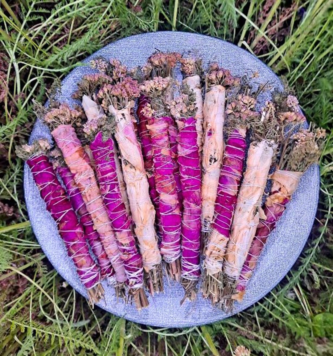 Yarrow & Peony | Homegrown Incense Bundle - Etsy