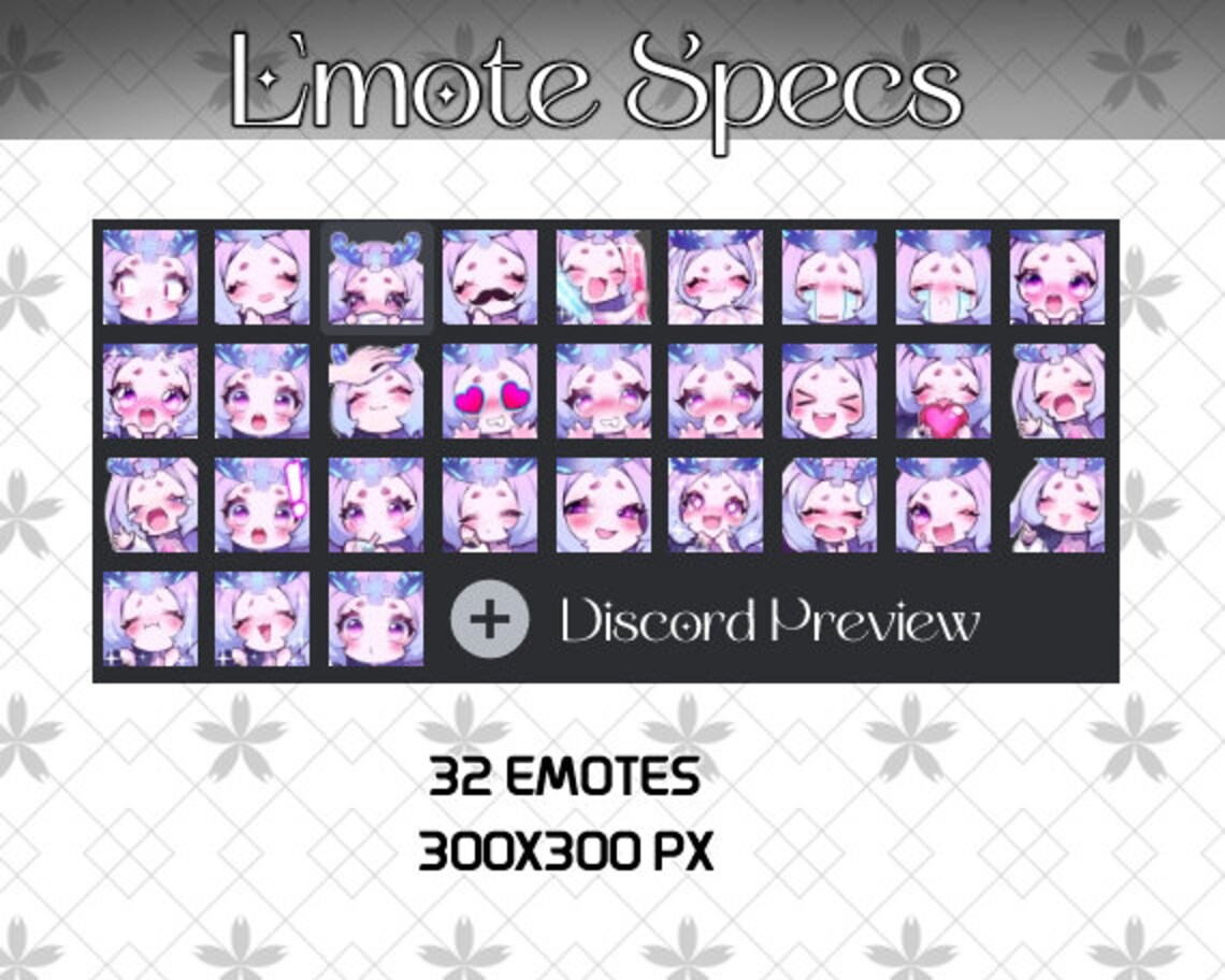 Spirit Blossom Lillia Emotes League of Legends Chibi - Etsy