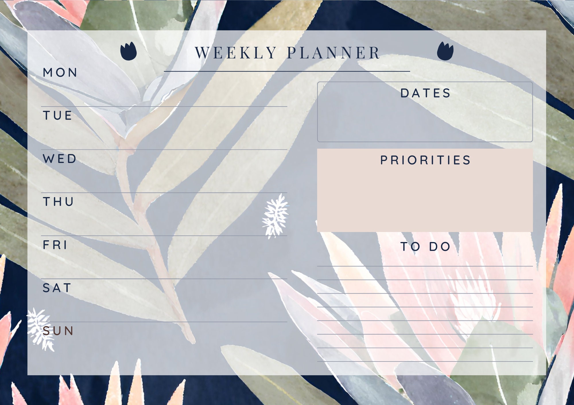 Printable Daily Routine Checker & Planner With Weekly Planner Habit ...