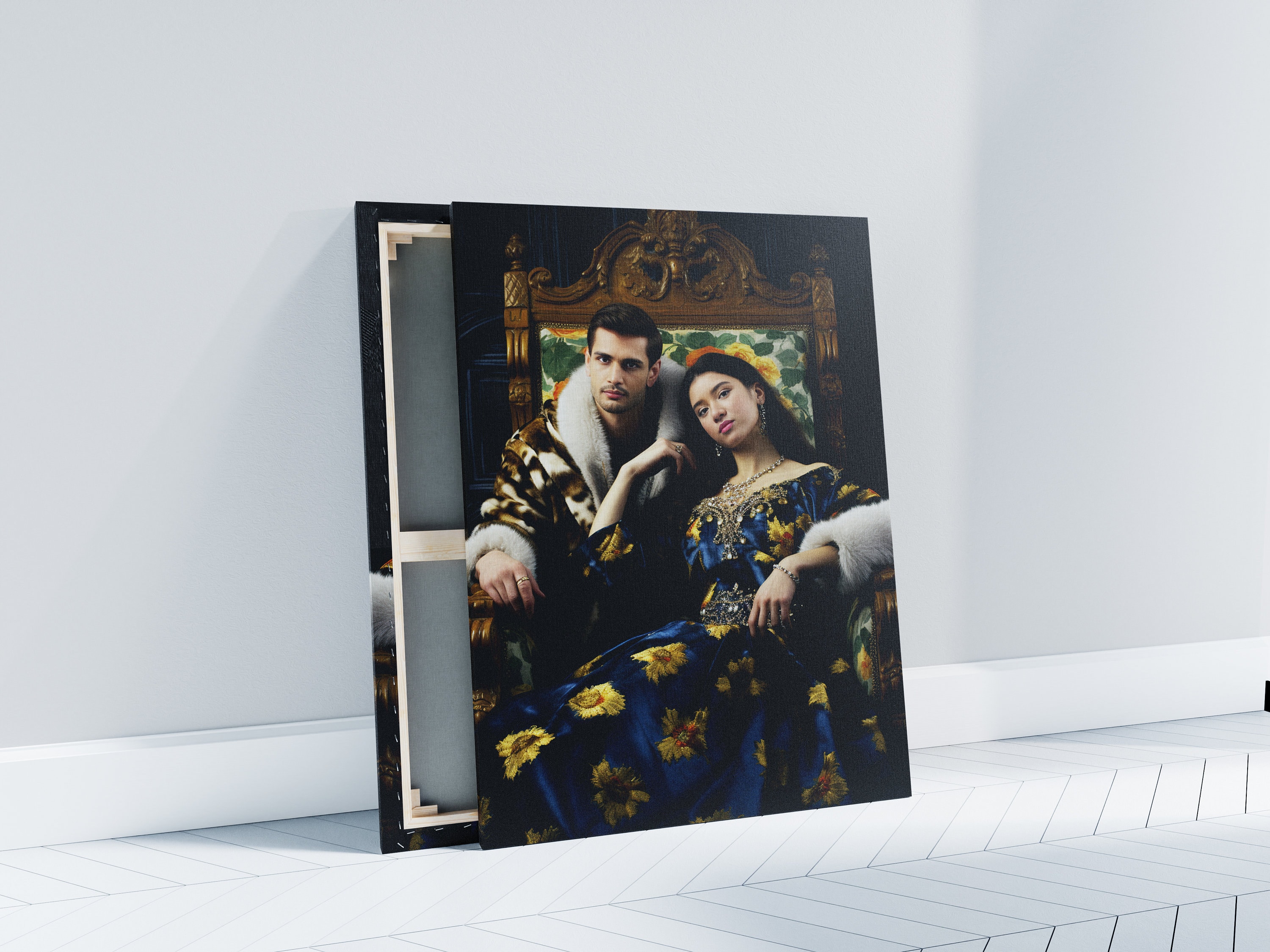 Custom Royal Couple Portrait From Photo, Renaissance Portrait, Turn Me ...