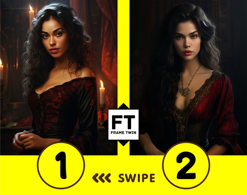 Vampire Portrait Vampire HD Part 2 Personalized Canvas Custom Viking ...