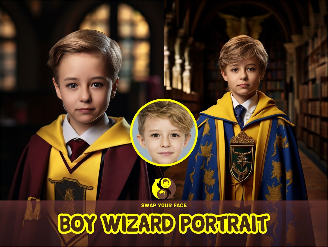 Custom Wizard Little Boy, Personalized Harry Potter, Custom Wizard ...