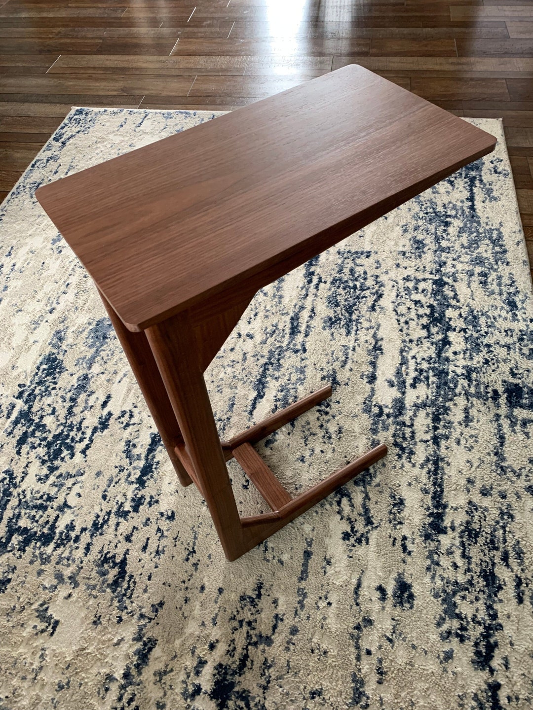 Walnut Sofa Table, Sofa Arm Chair Table, Side Table, End Table - Etsy