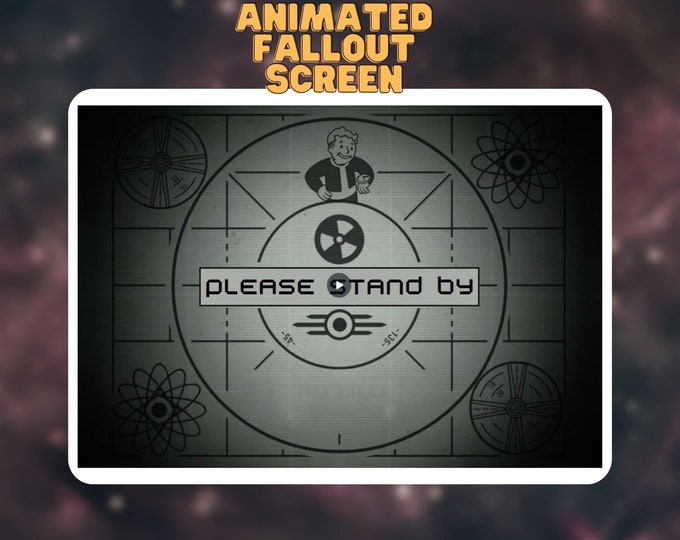 Fallout-inspired Animated Overlay / Sidebar Assets for Twitch or ...