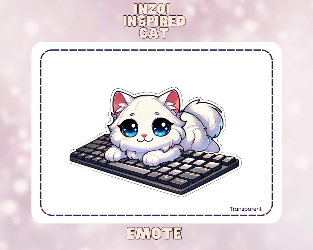 INZOI Inspired Cat Emote - Twitch | Cat Emote | Twitch Youtube Discord ...