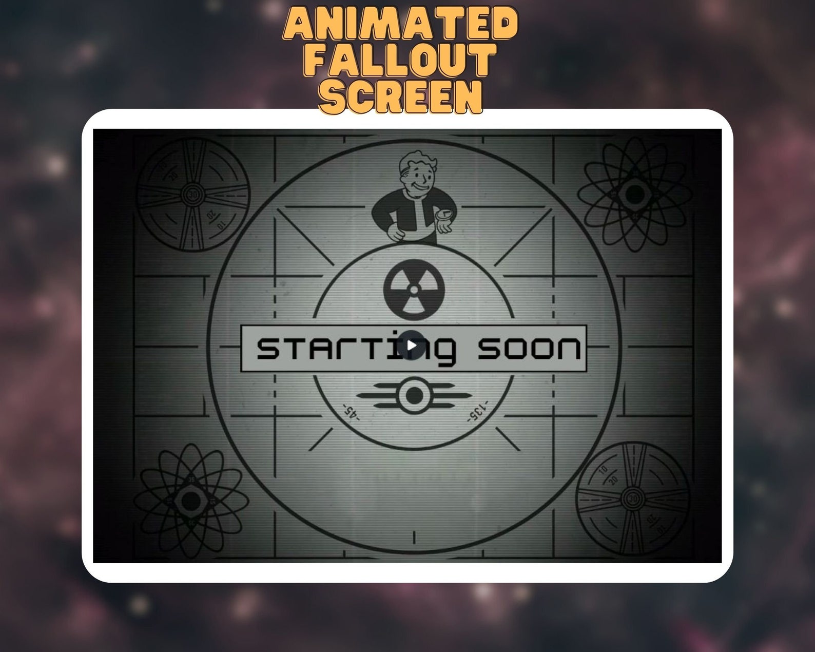 Fallout Animated Twitch Screens | Fallout Package | Animated Twitch ...