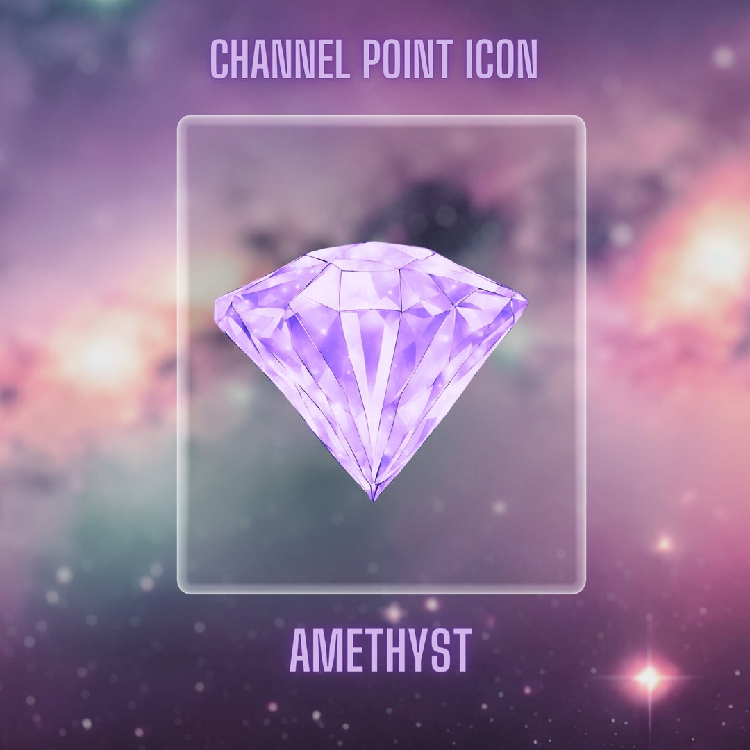 Amnetyhst Channel Point Icon | Twitch Icon | Twitch Channelpoint ...