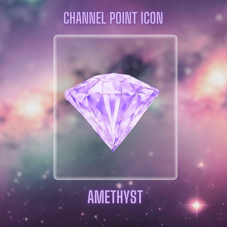 Amnetyhst Channel Point Icon Twitch Icon Twitch Channel Point Emote ...