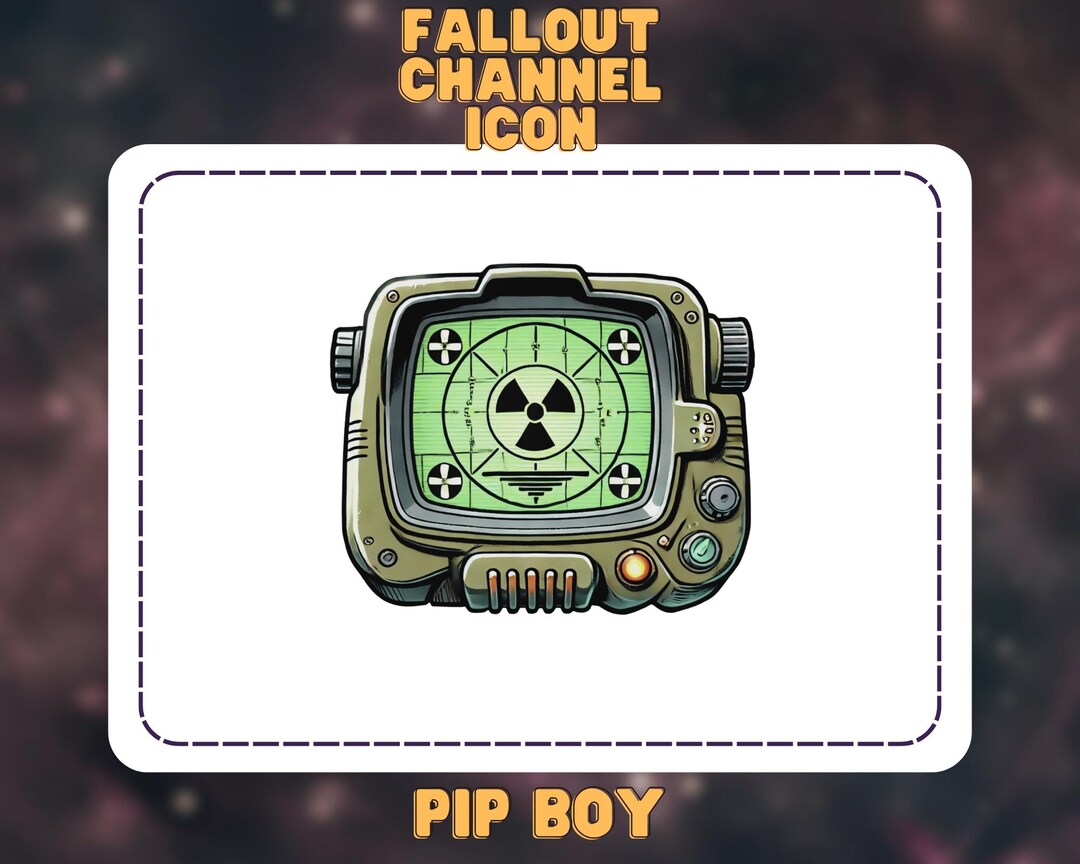 PIP BOY Channel Point Icon - Twitch | Fallout Emote | Twitch Youtube ...
