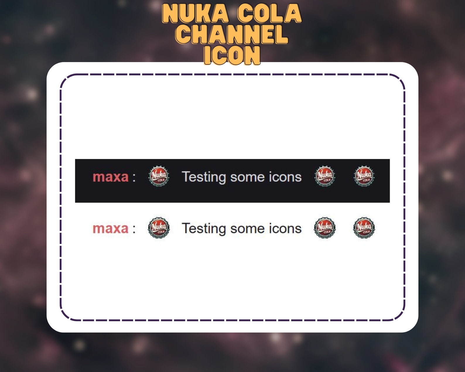 Nuka Cola Channel Point Icon - Twitch | Fallout Emotes | Twitch Youtube ...