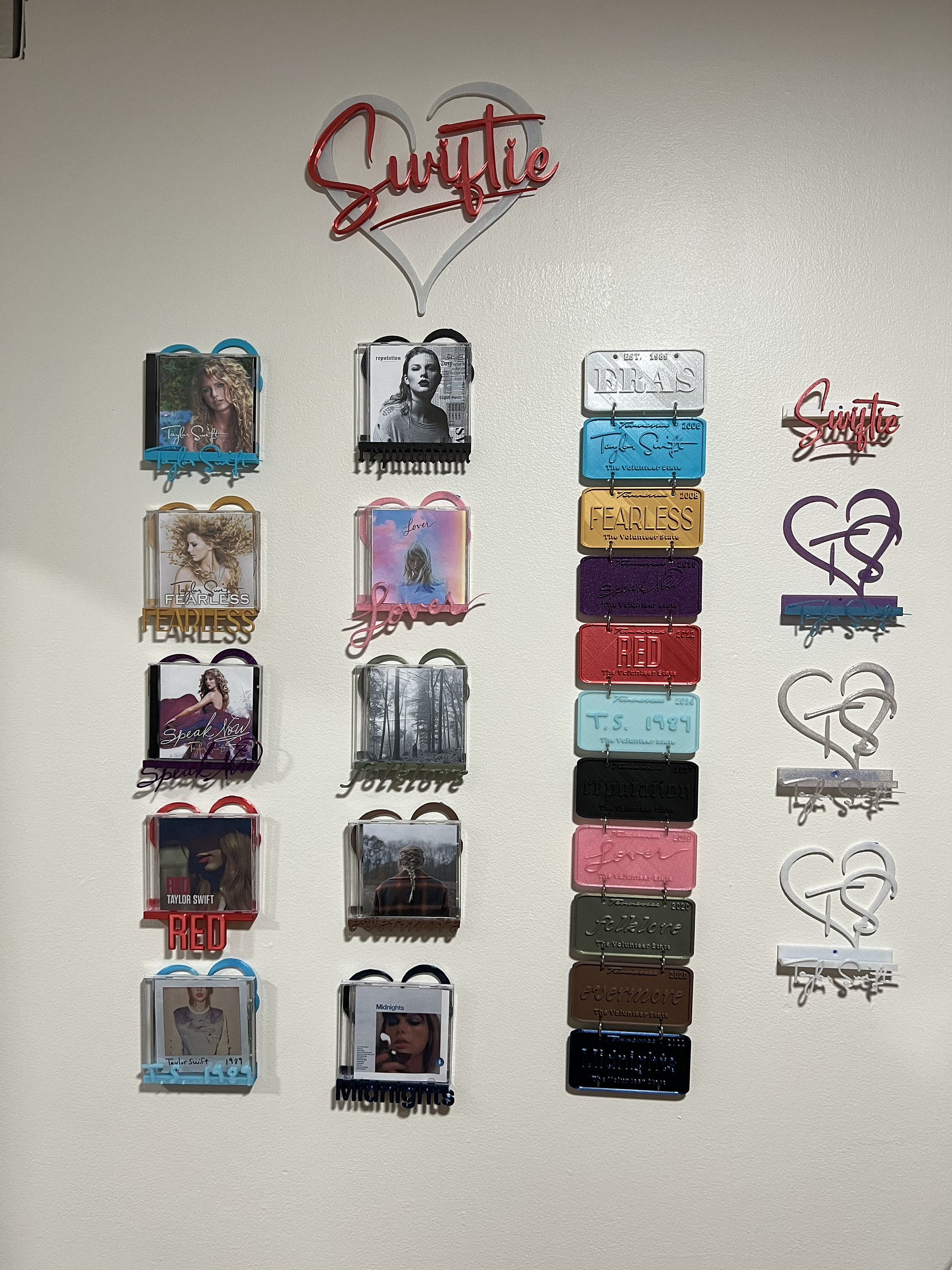 15 Taylor Swift-inspired 3D Print Files Stls All 12 Albums 3D Print ...