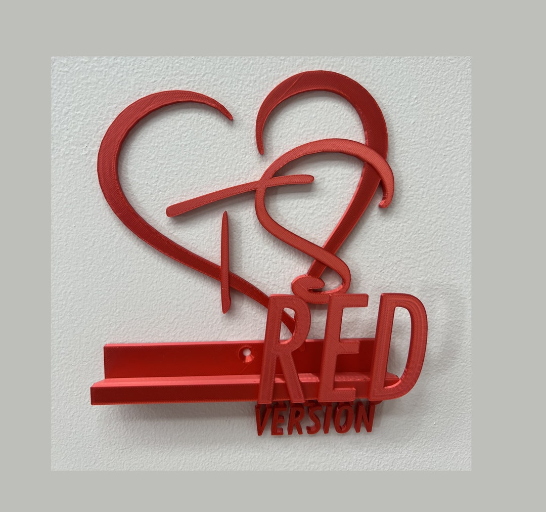 Taylor Swift Inspired CD Mount STL Plus 2 Bonus Stls- "red Taylor's ...