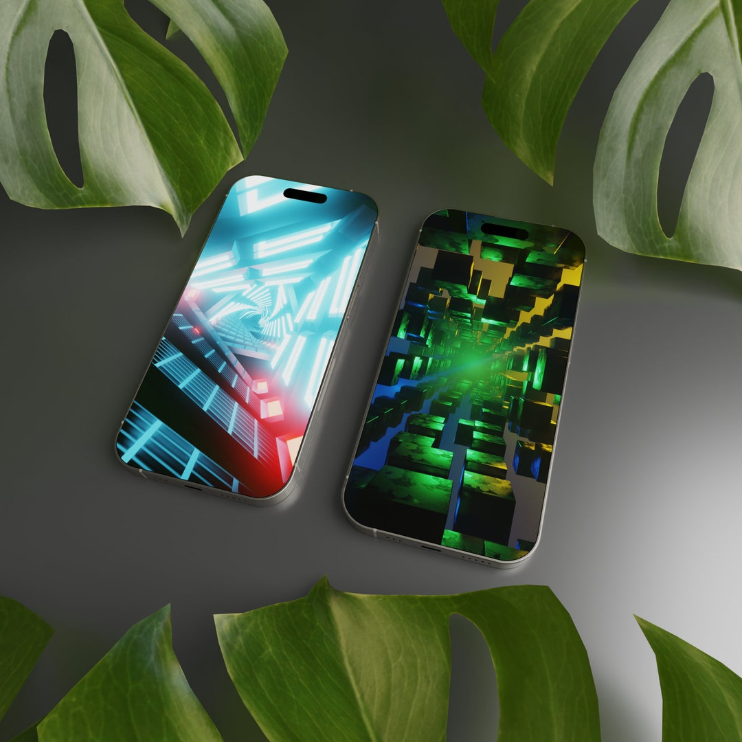 2 Sci-fi Galactic Phone Wallpapers - Etsy