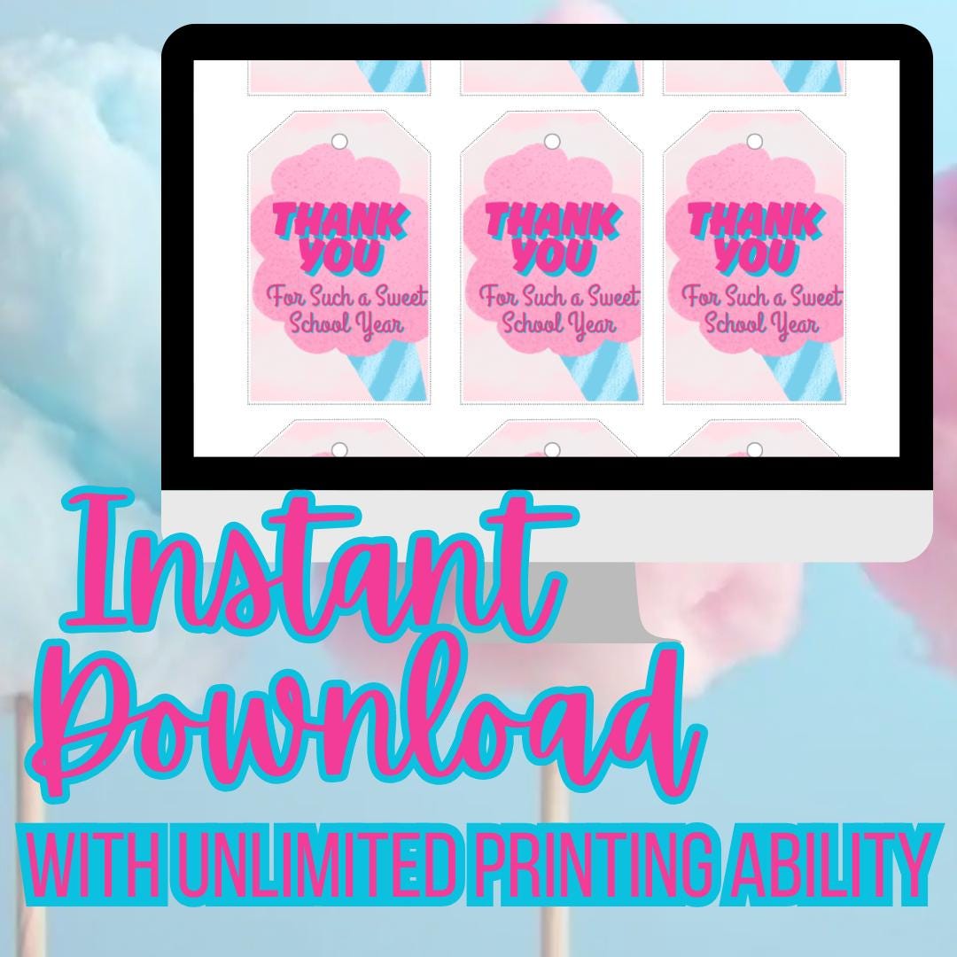 Thank You for Such a Sweet School Year - Teacher & Staff Appreciation ...