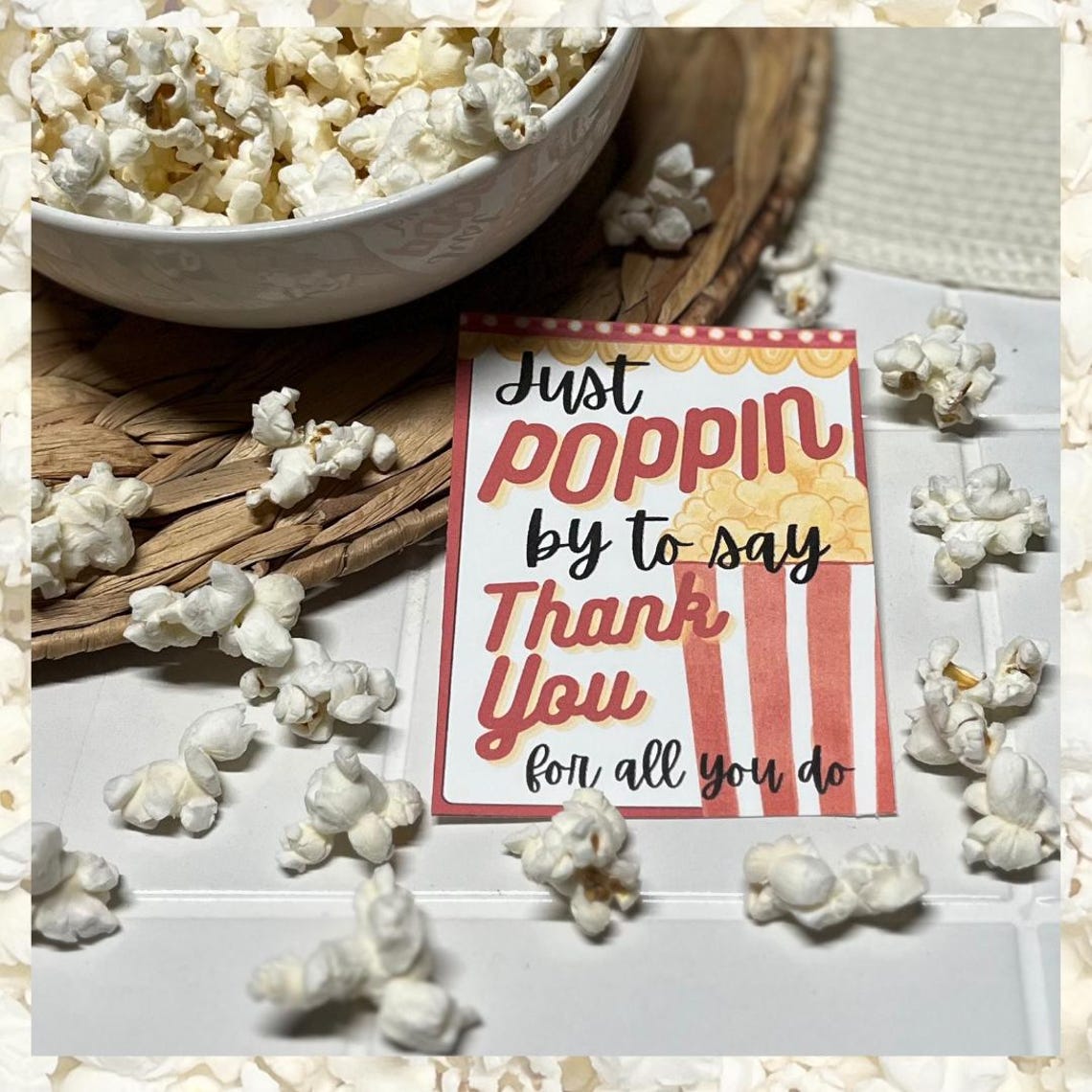 Just "poppin" by to Say Thank You - Teacher & Staff Appreciation ...