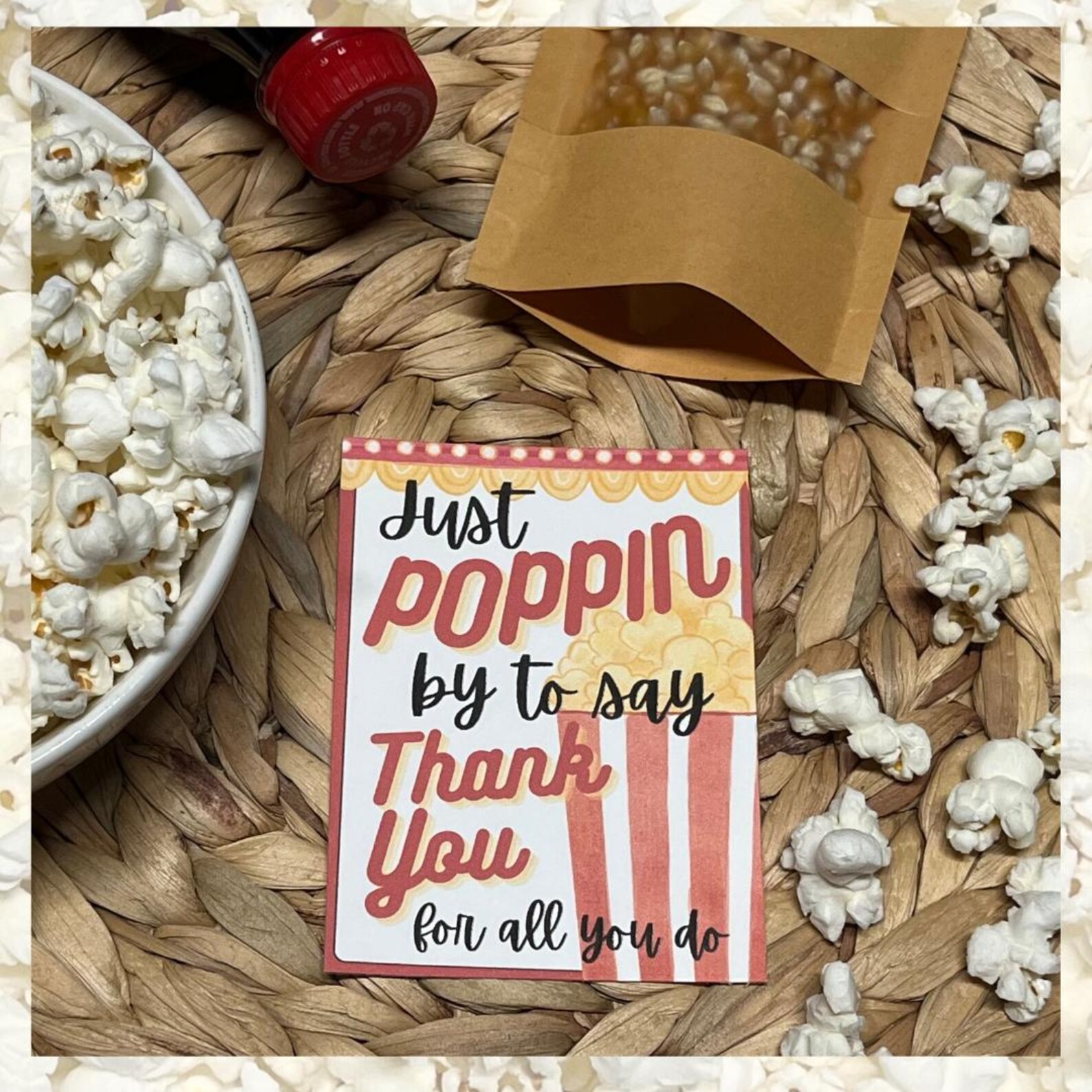 Just "poppin" by to Say Thank You - Teacher & Staff Appreciation ...