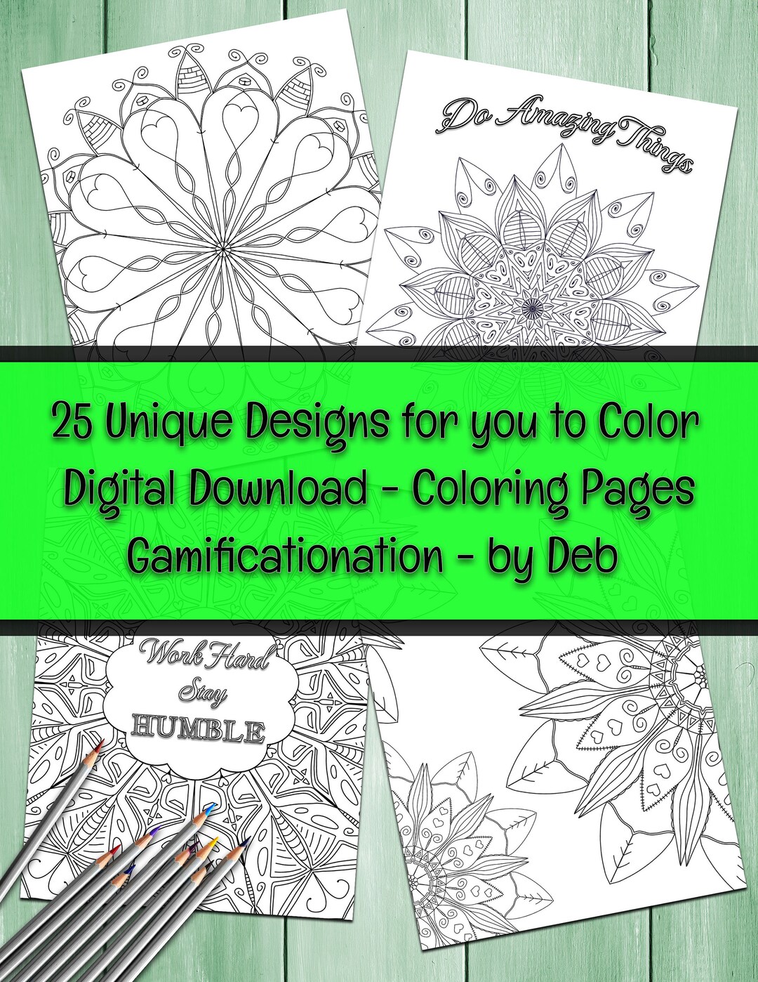 Downloadable Digital Adult Coloring Pages - Issue 6 - Etsy