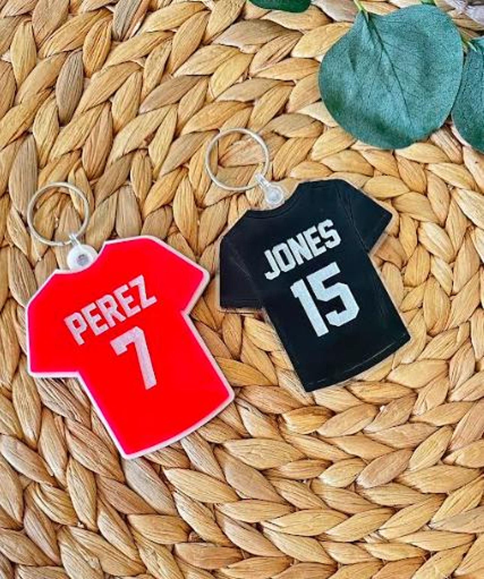 Personalized Soccer Jersey Keychain, Custom Name & Number, Team Gift - Etsy
