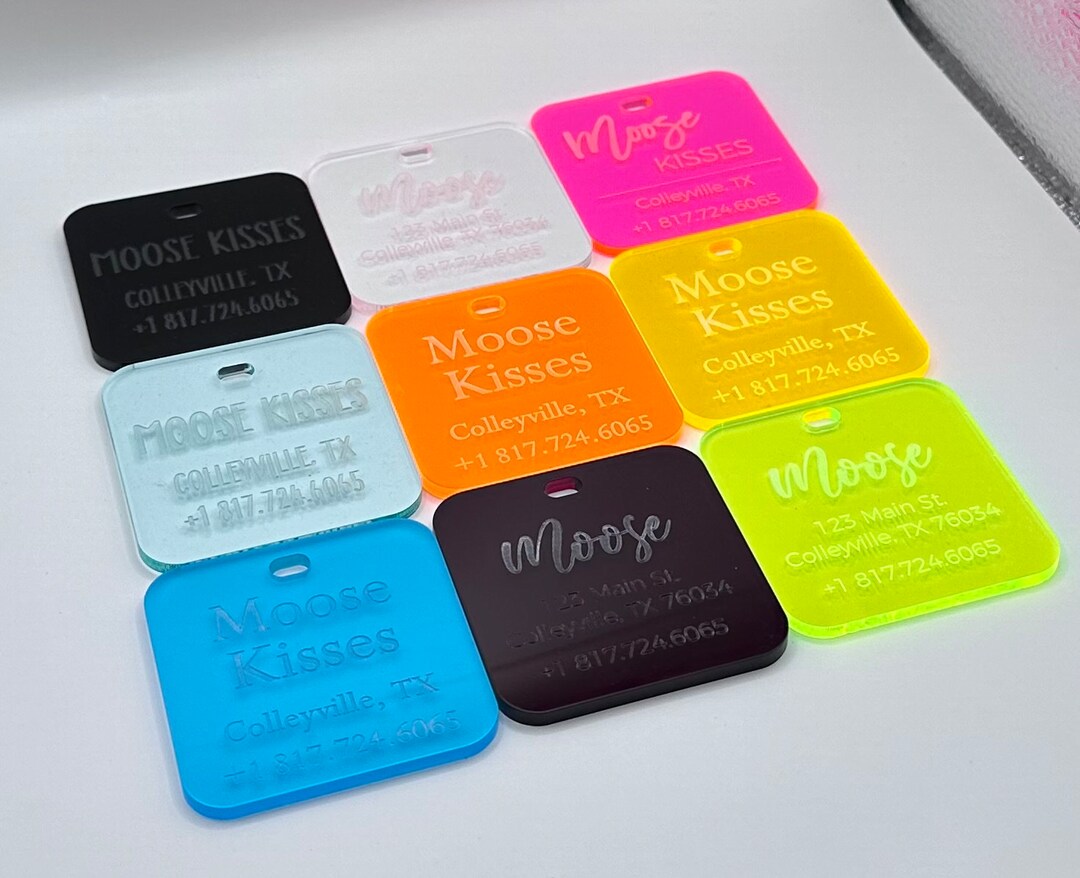 Personalized Luggage Tags, Backpack Tag, Custom, Bag Tag, ID Tag ...