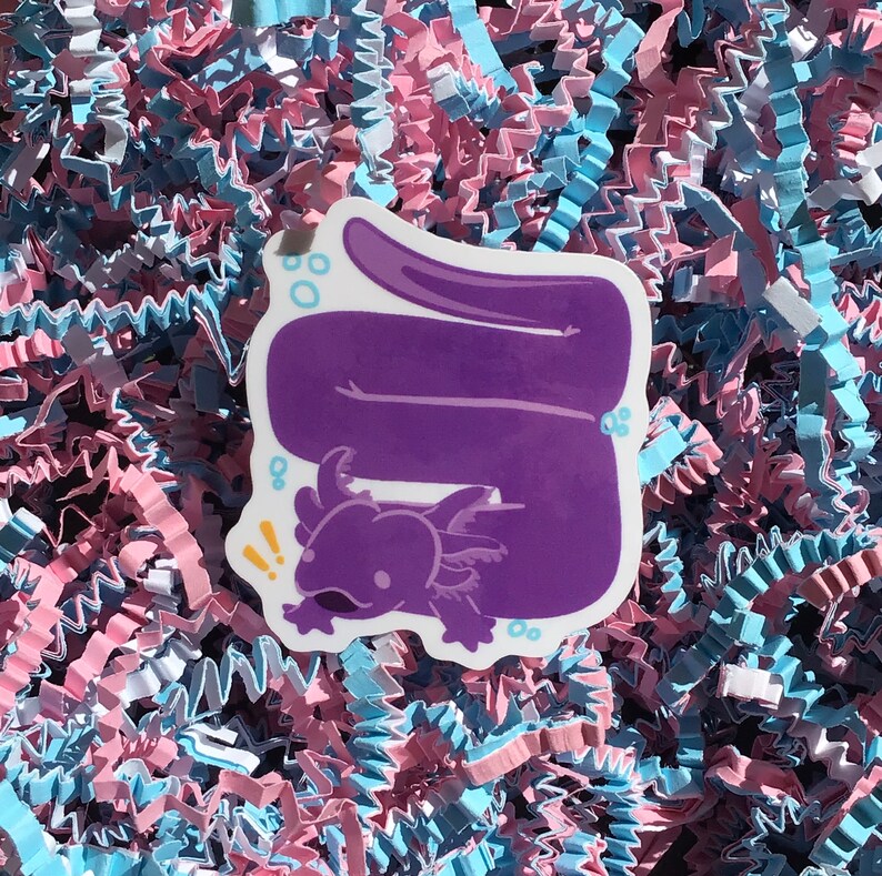 Axolotl Siren Vinyl Sticker | Fish Keeper Gift Sticker - Etsy