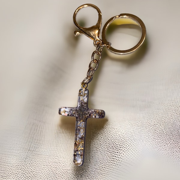 Resin Flower Keychain - Etsy