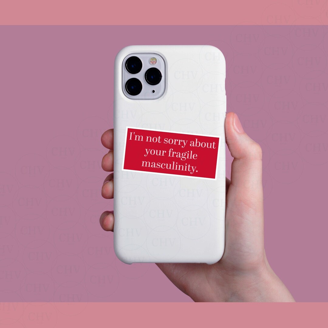 Fragile Masculinity Premium Vinyl Laptop Kindle Sticker Decal - Etsy