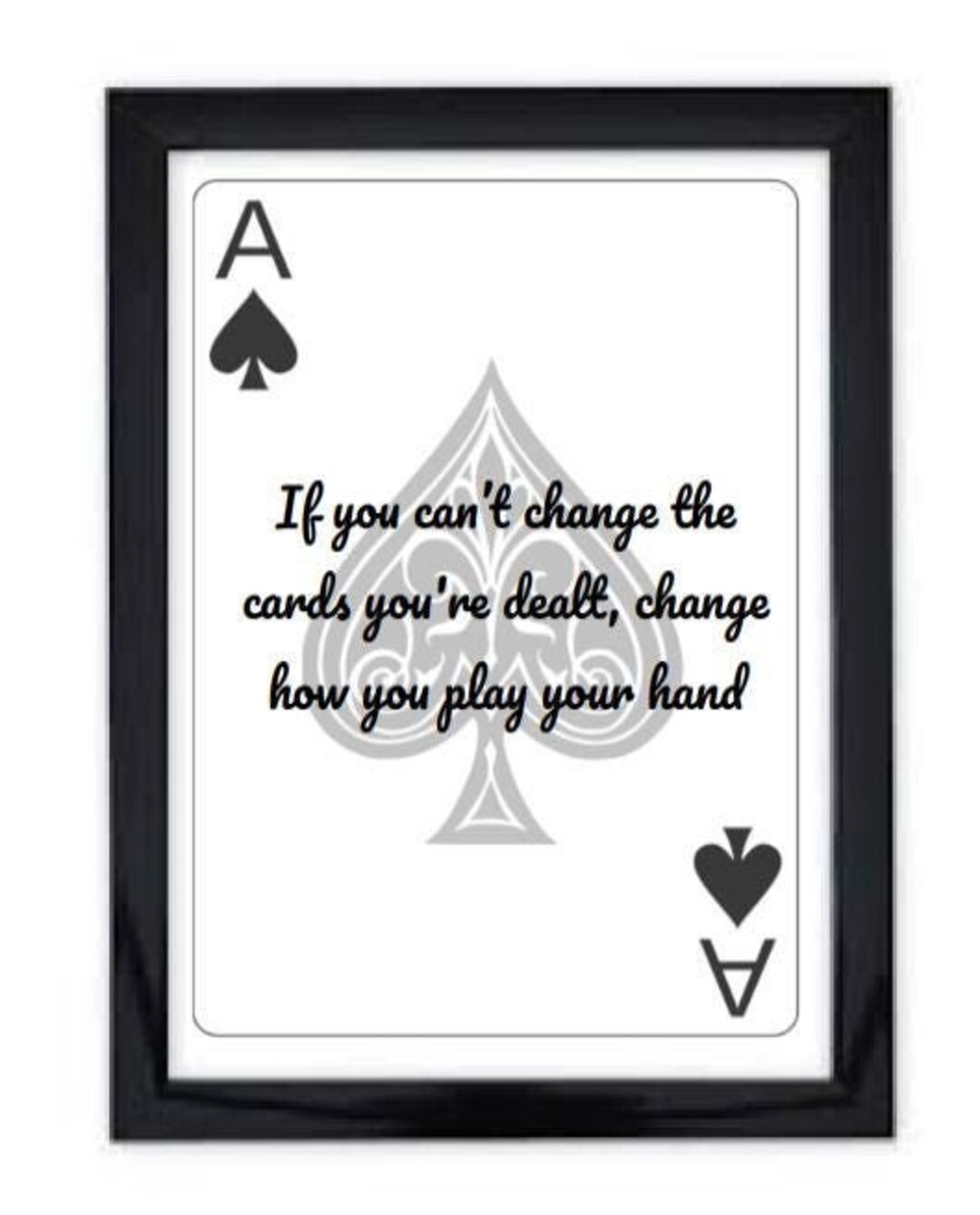 Ace Card Motivational Printout - Etsy